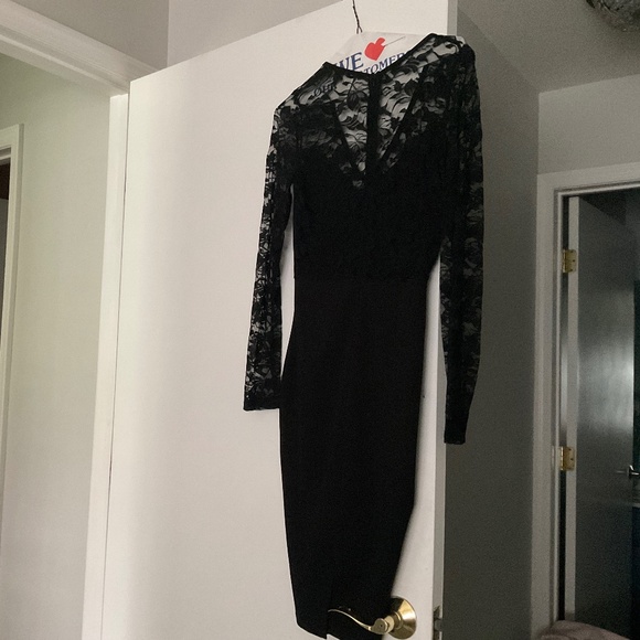 Windsor | Dresses | Windsor Black Dress With Lace | Poshmark
